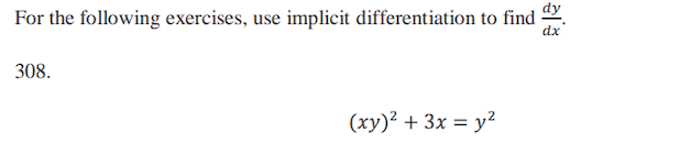 Solved For the following exercises, use implicit | Chegg.com