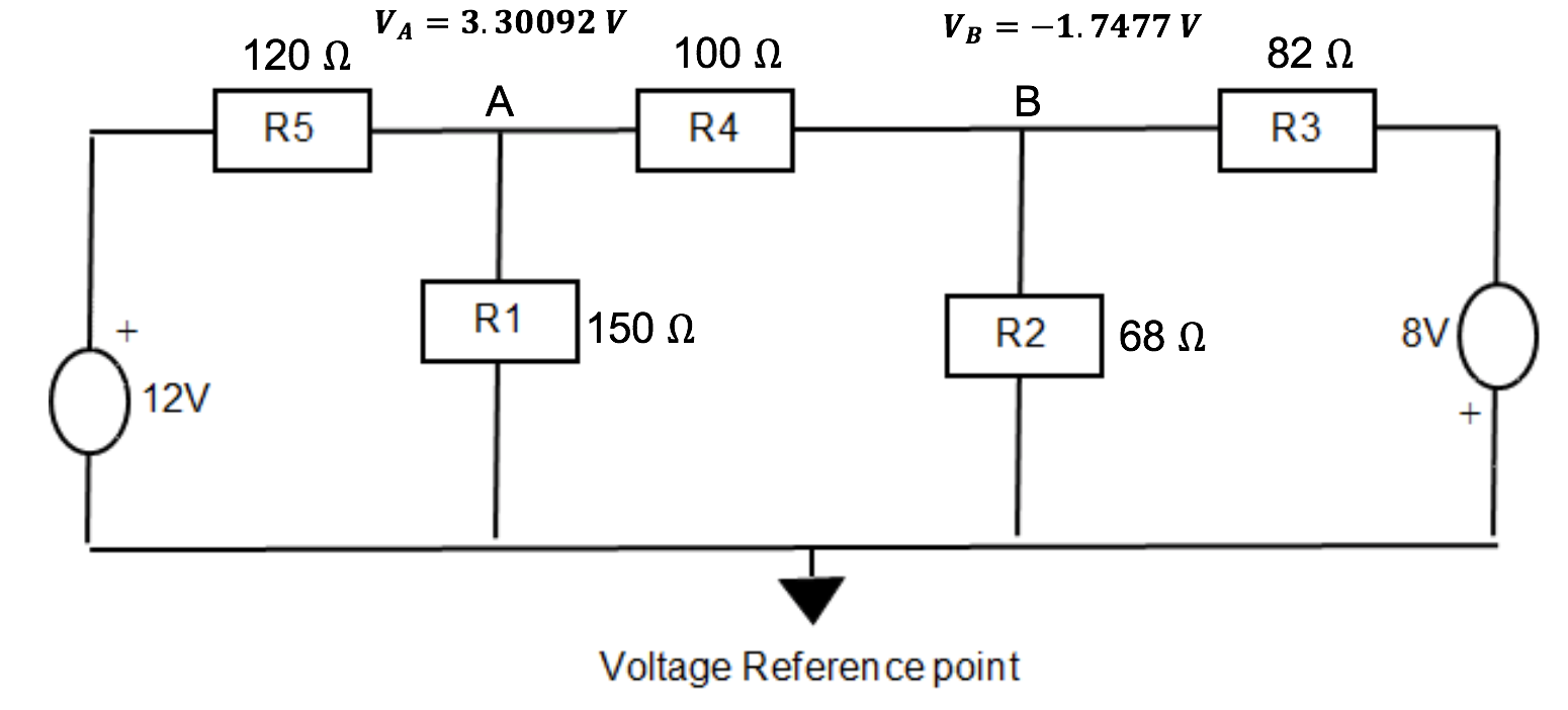 Solved Label all the current directions and voltage | Chegg.com