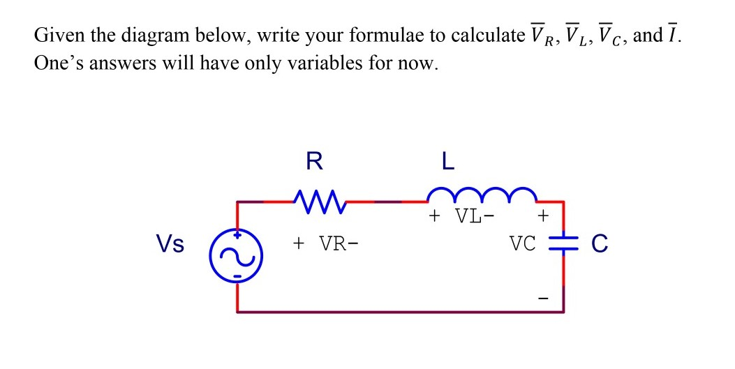 Solved Given the diagram below, write your formulae to | Chegg.com