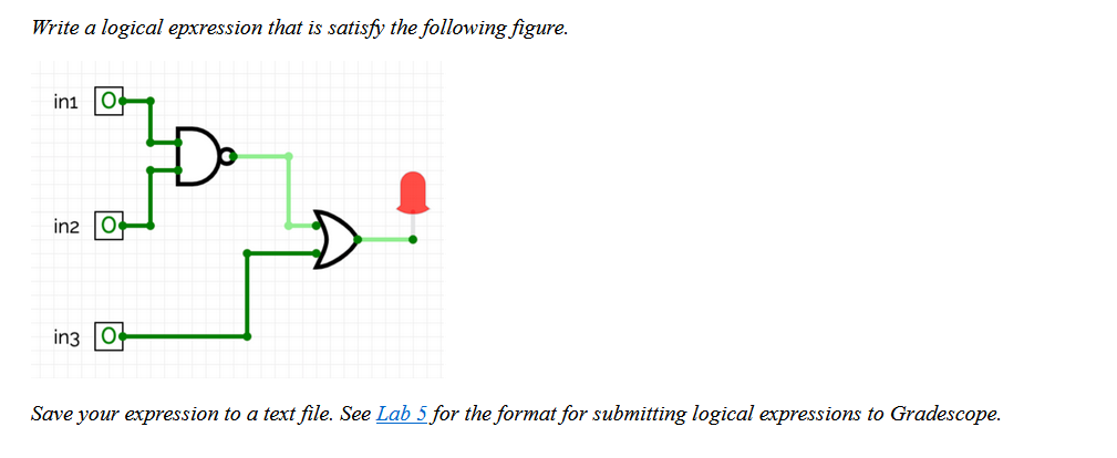Solved Write a logical epxression that is satisfy the | Chegg.com