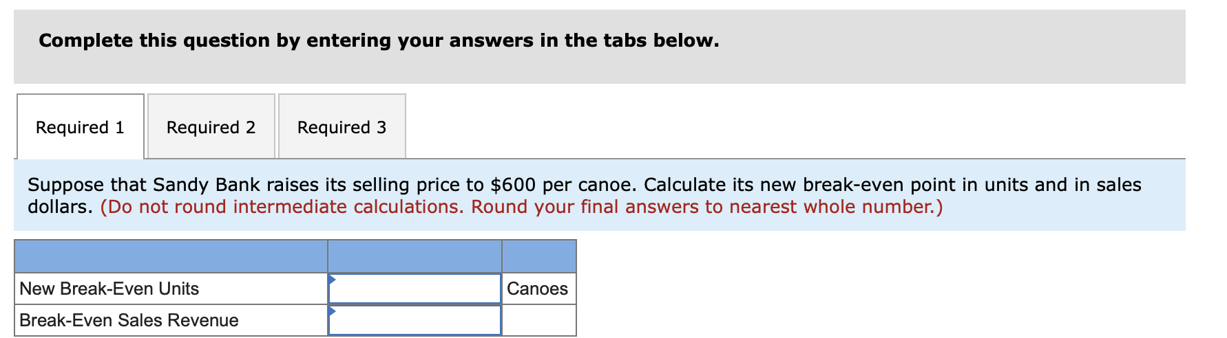 Solved E6-6 (Algo) Identifying Break-Even Point, Analyzing | Chegg.com