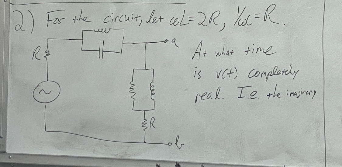 Solved I E The Imaginary Part Of The Equation Equals Zero