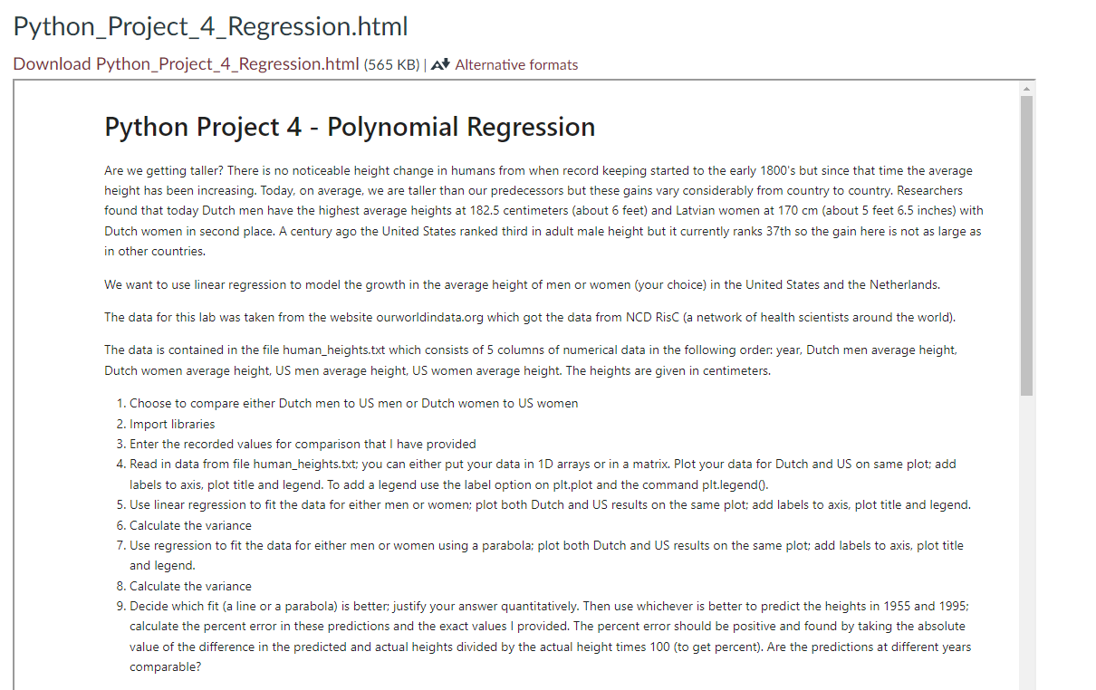 Python_Project_4_Regression.html Download | Chegg.com