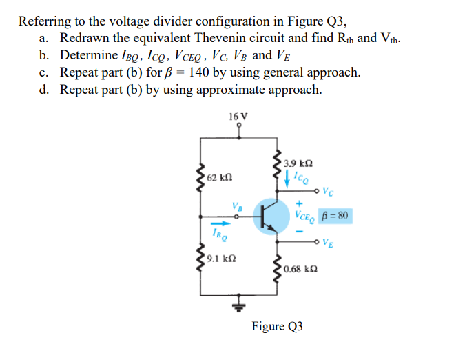 Solved Referring to the voltage divider configuration in | Chegg.com