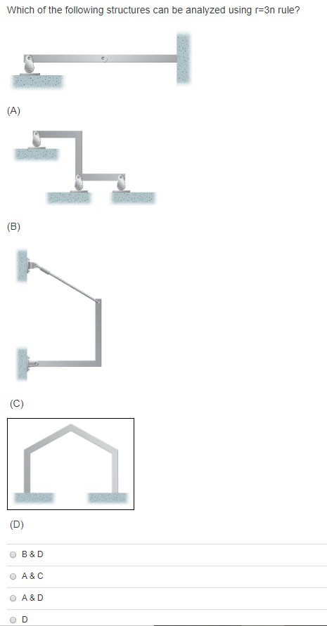 Solved Which of the following structures can be analyzed | Chegg.com