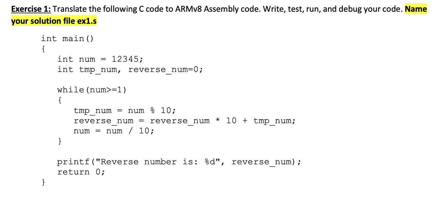 Solved Don't use gcc -S for the solution and the labels in | Chegg.com