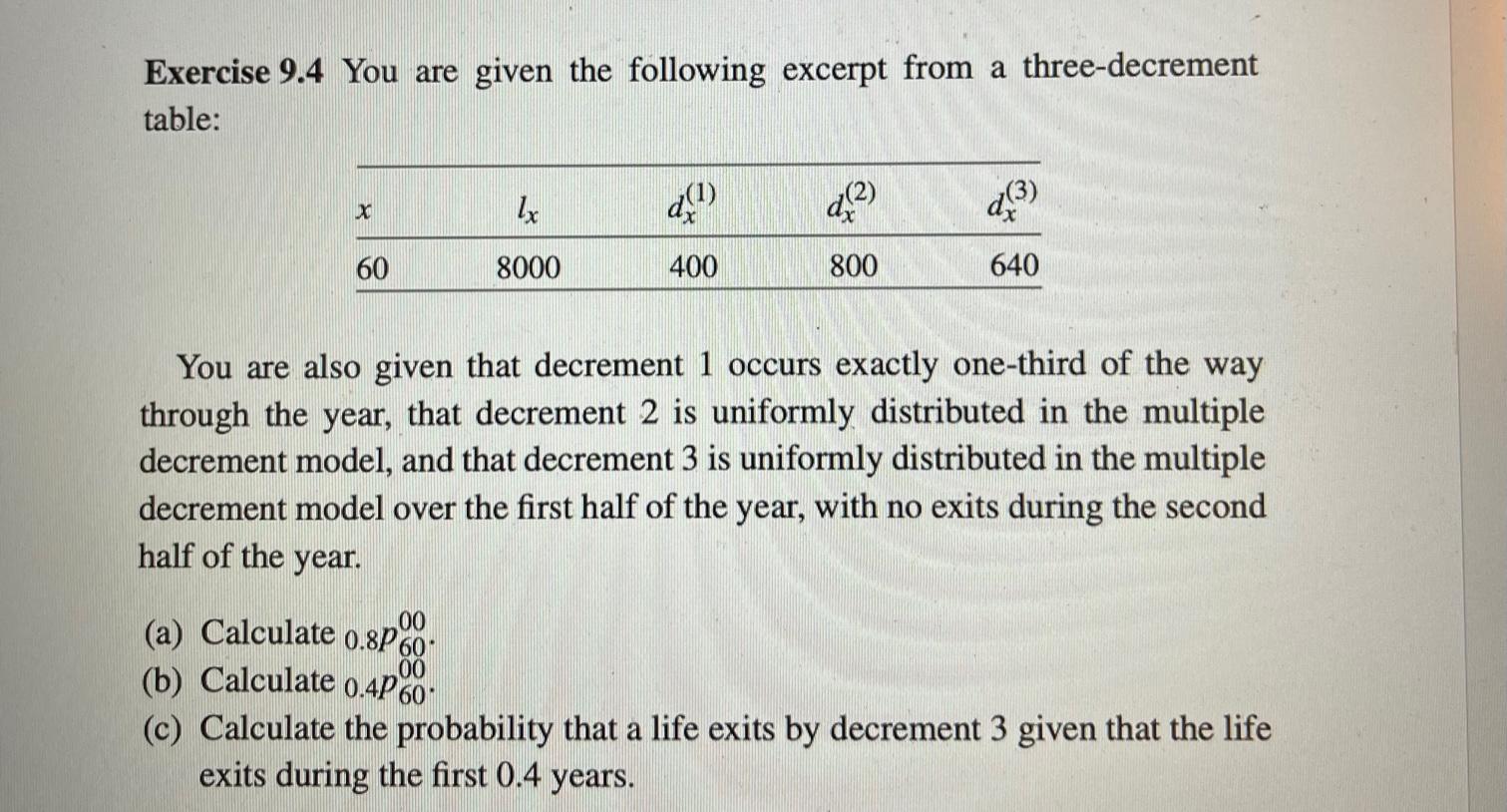 Solved Exercise 9.4 You are given the following excerpt from | Chegg.com