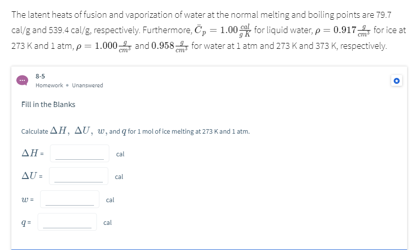 Solved The latent heats of fusion and vaporization of water | Chegg.com