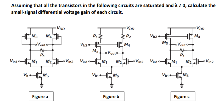 Assuming that all the transistors in the following | Chegg.com