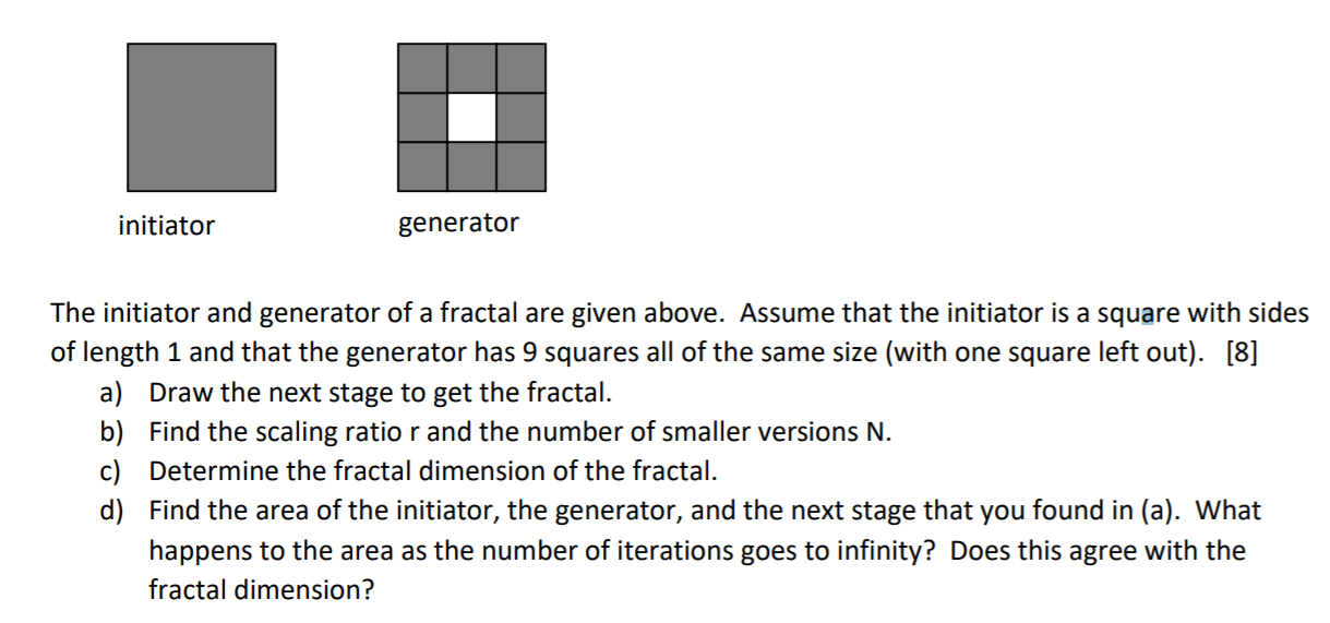 Solved initiator generator The initiator and generator of a | Chegg.com