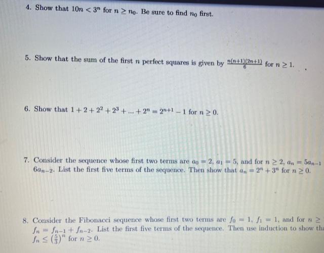 Use either strong or weak induction to show (ie: | Chegg.com