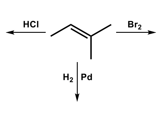 Solved НО. H2 1. BHz.THE Pt 2. H2O2, NaOH HBr ROOR Br2 H | Chegg.com
