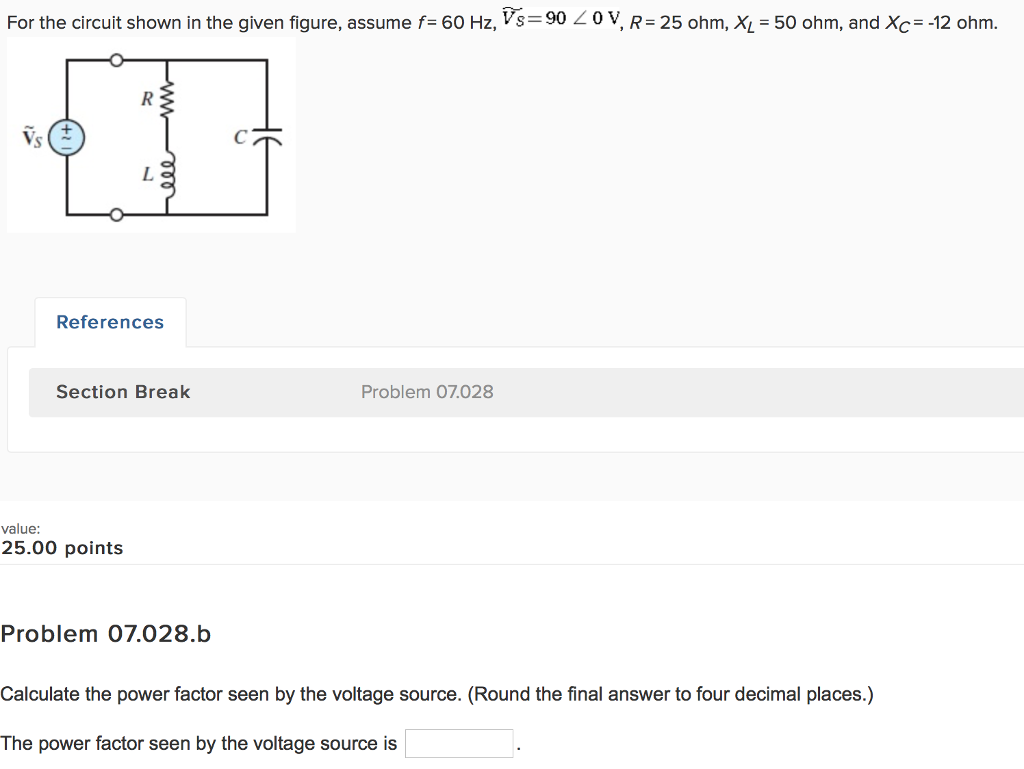 Solved For the circuit shown in the given figure, assume | Chegg.com