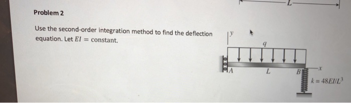 Solved Problem 2 Use the second-order integration method to | Chegg.com