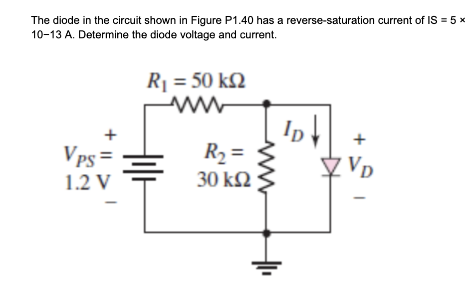 [Solved]: PLEASE ANSWER ASAP!! The diode in the circuit show