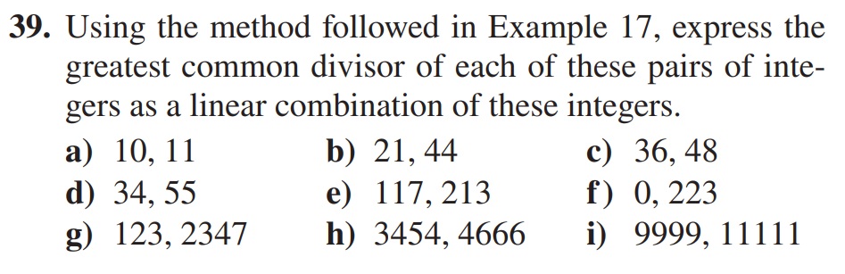 Solved 39. Using the method followed in Example 17, express | Chegg.com