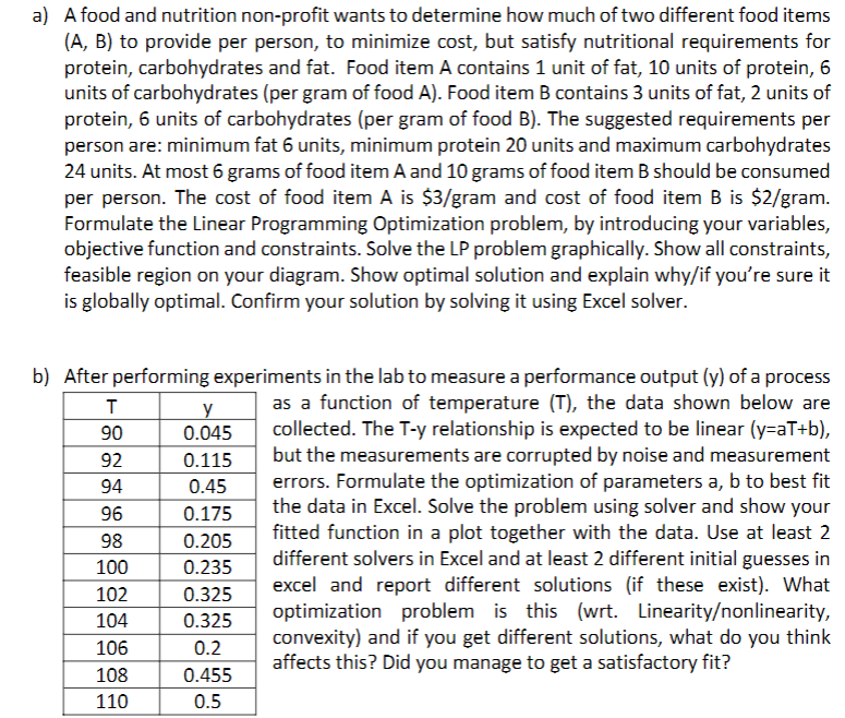 Solved by an EXPERT If you can't provide an excel file just show manually | Chegg.com
