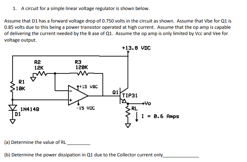 Solved Using the circuit diagram below find parts a and b | Chegg.com
