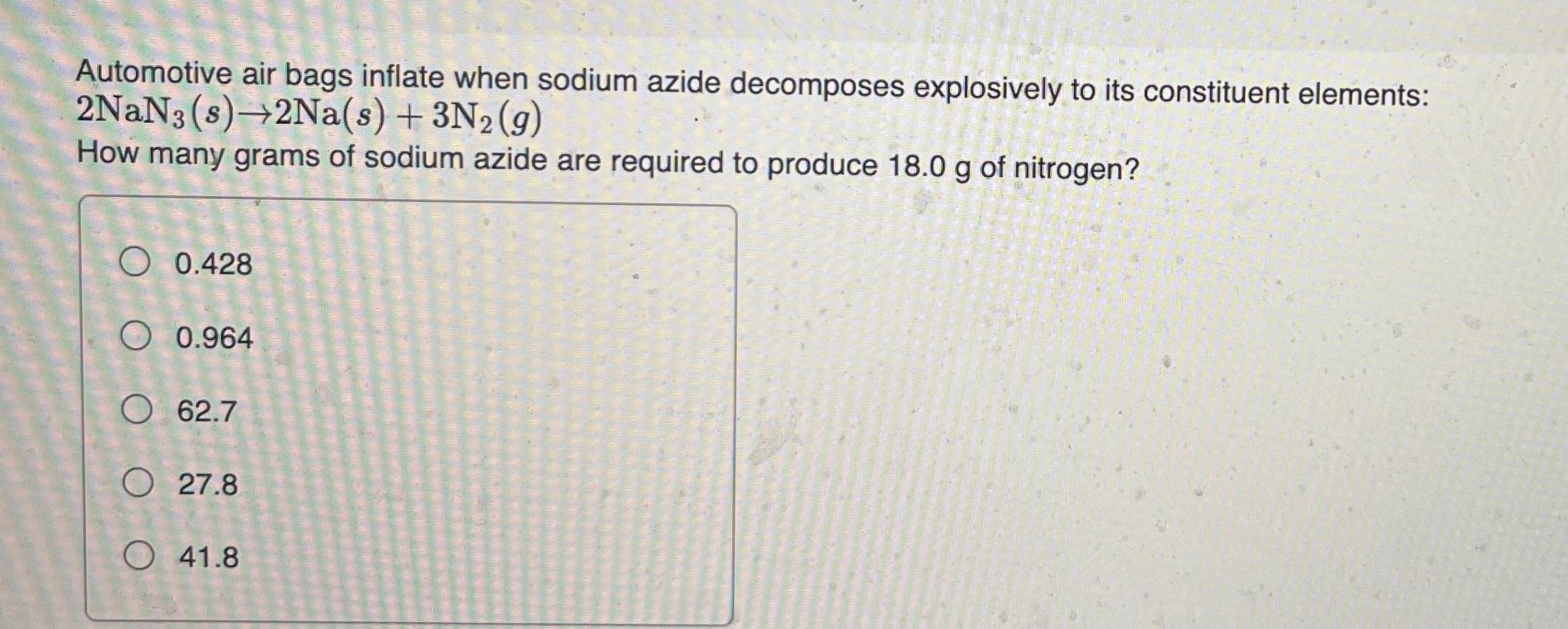 Solved Solid potassium chlorate (KClO3) decomposes into | Chegg.com