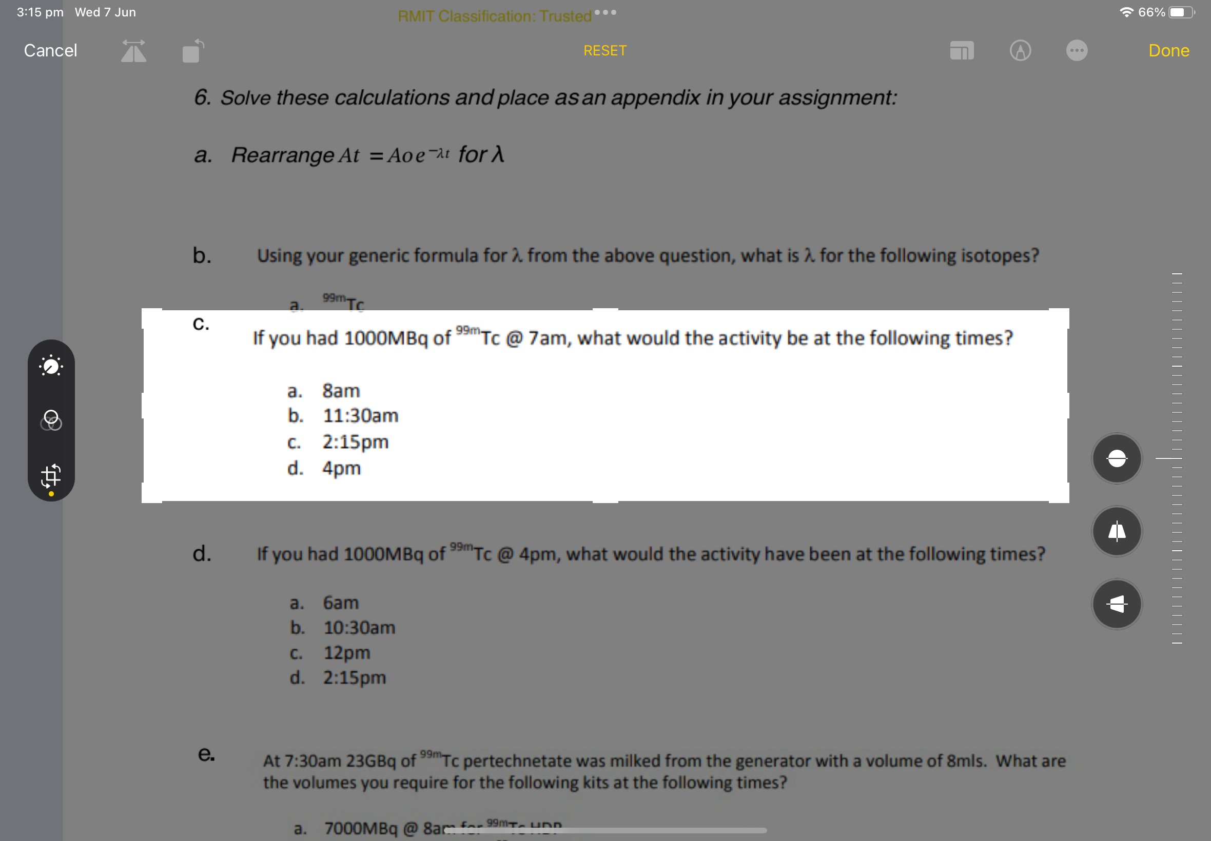 Solved 6. Solve these calculations and place as an appendix | Chegg.com