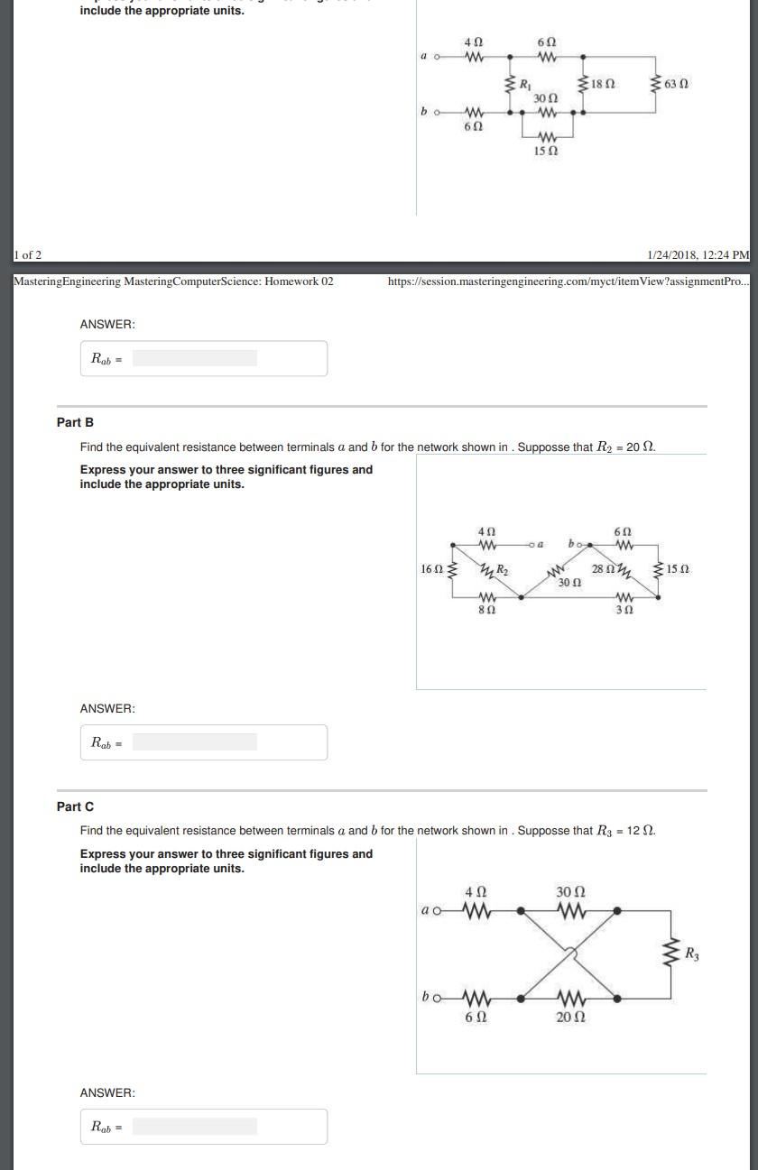 Solved include the appropriate units. MasteringEngineering | Chegg.com