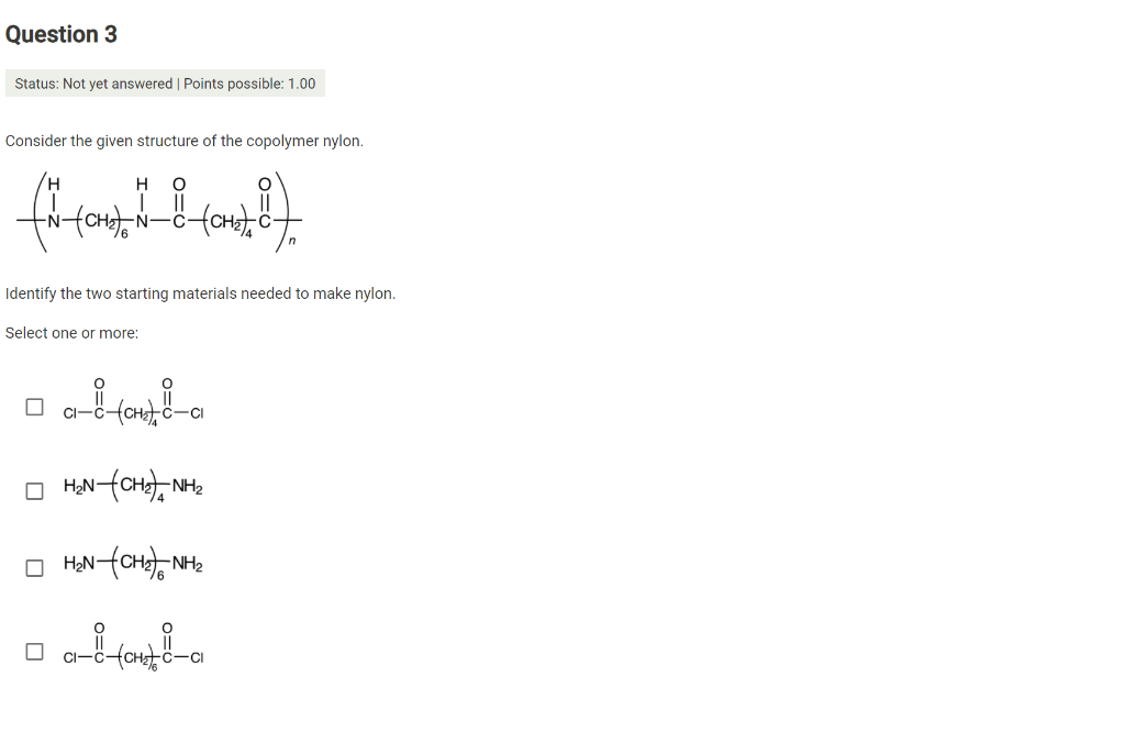 Solved Question 3 Status: Not yet answered Points possible: | Chegg.com
