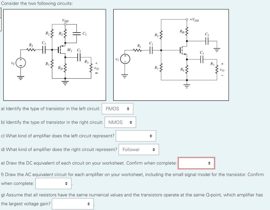 Solved a. Nmos or Pmos b. Nmos or Pmos c. Non inverting , | Chegg.com