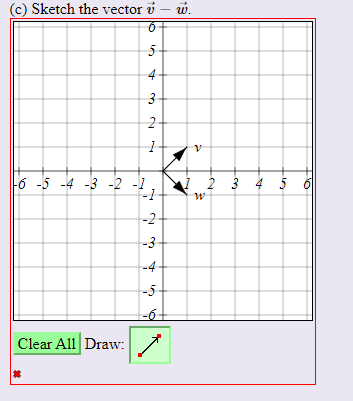 Solved Vectors →vv→ and →ww→ are given in each figure. | Chegg.com