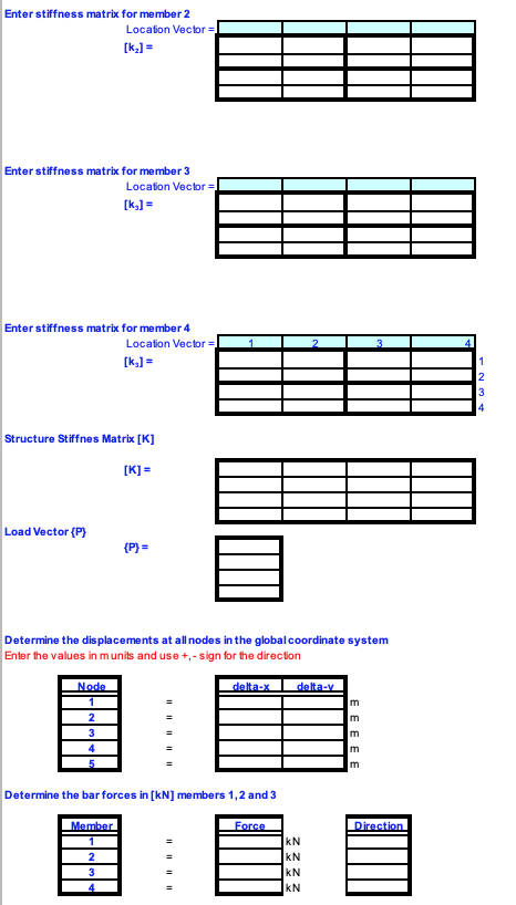 Solved In the structure shown, all members are pin connected | Chegg.com