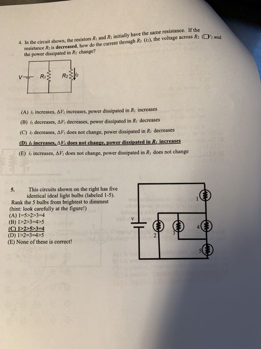 Solved Practice Test#3 University Physics II A circuit | Chegg.com