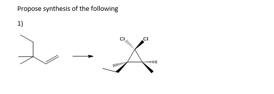 Solved Propose synthesis of the following 1) | Chegg.com