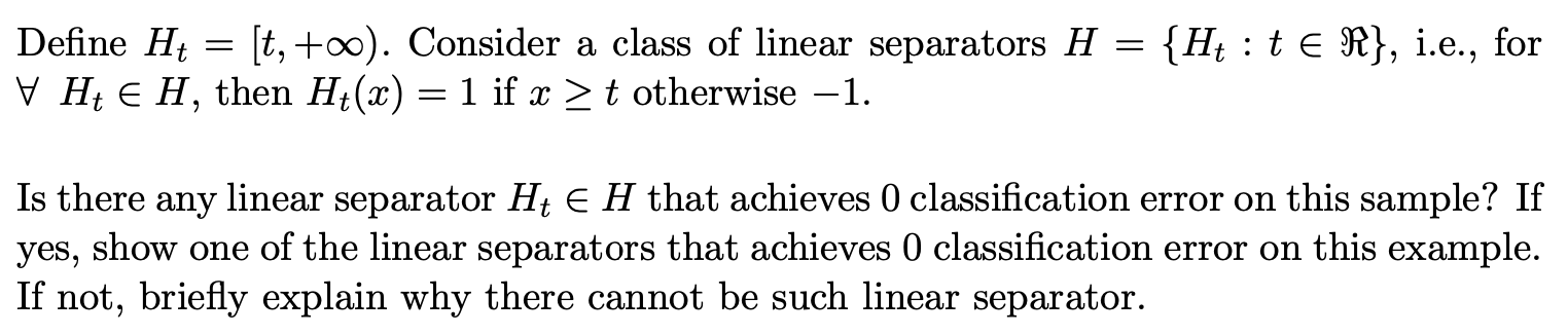 = (30 pts) Consider a binary classification problem | Chegg.com