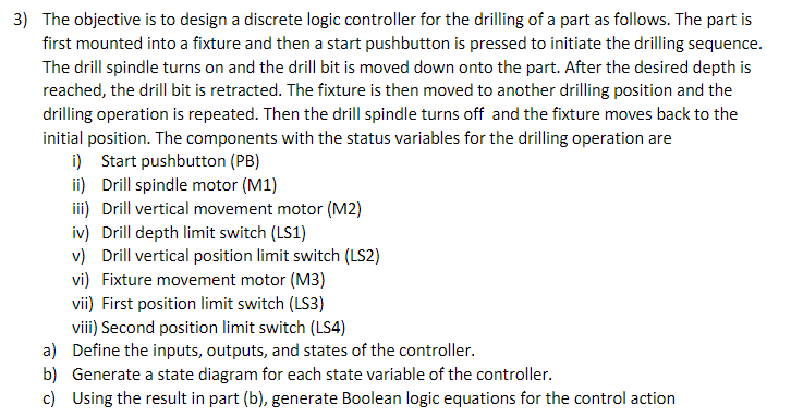 3) The objective is to design a discrete logic | Chegg.com