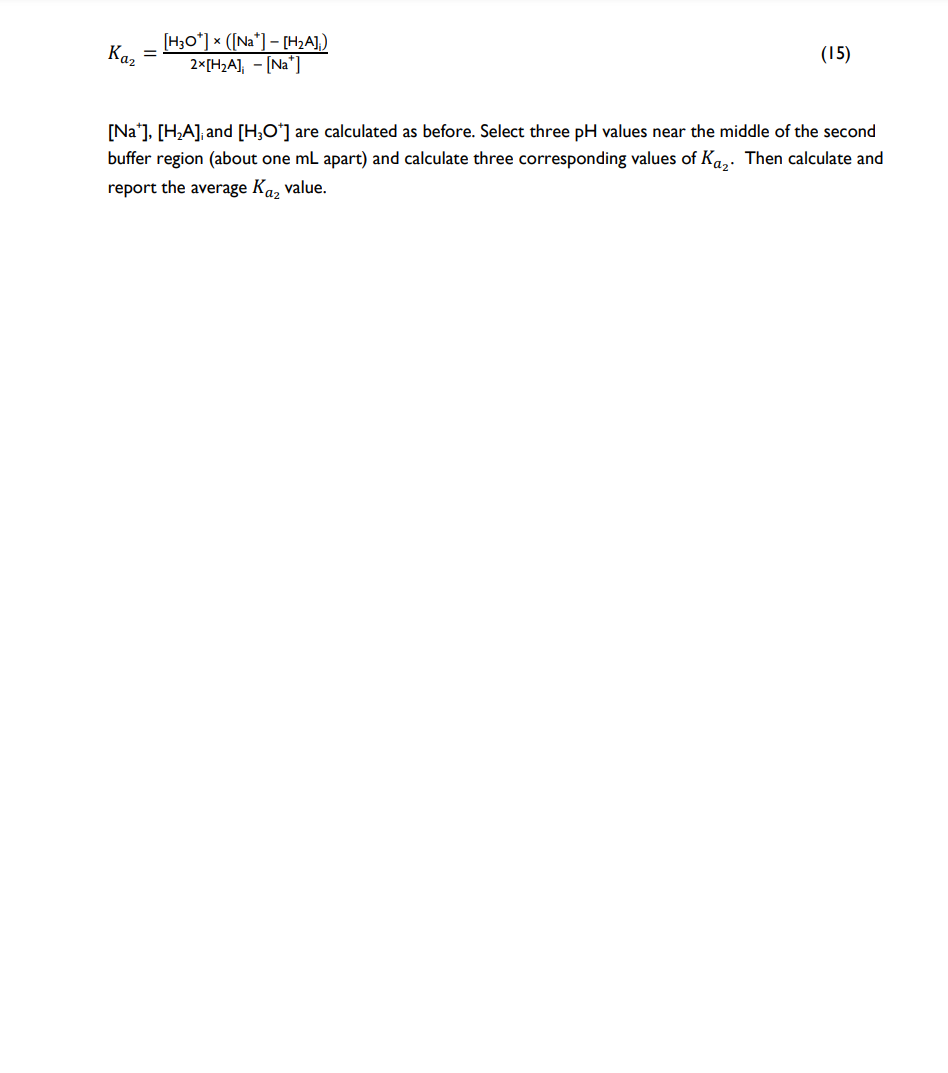 A. Gran Plots In the present analysis, you will use a | Chegg.com