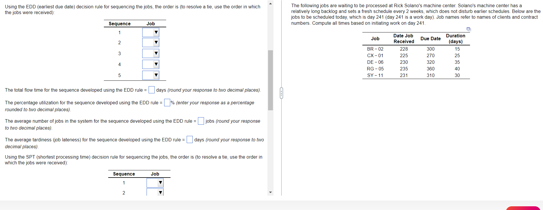 Solved Using the FCFS (first come, first served) decision | Chegg.com