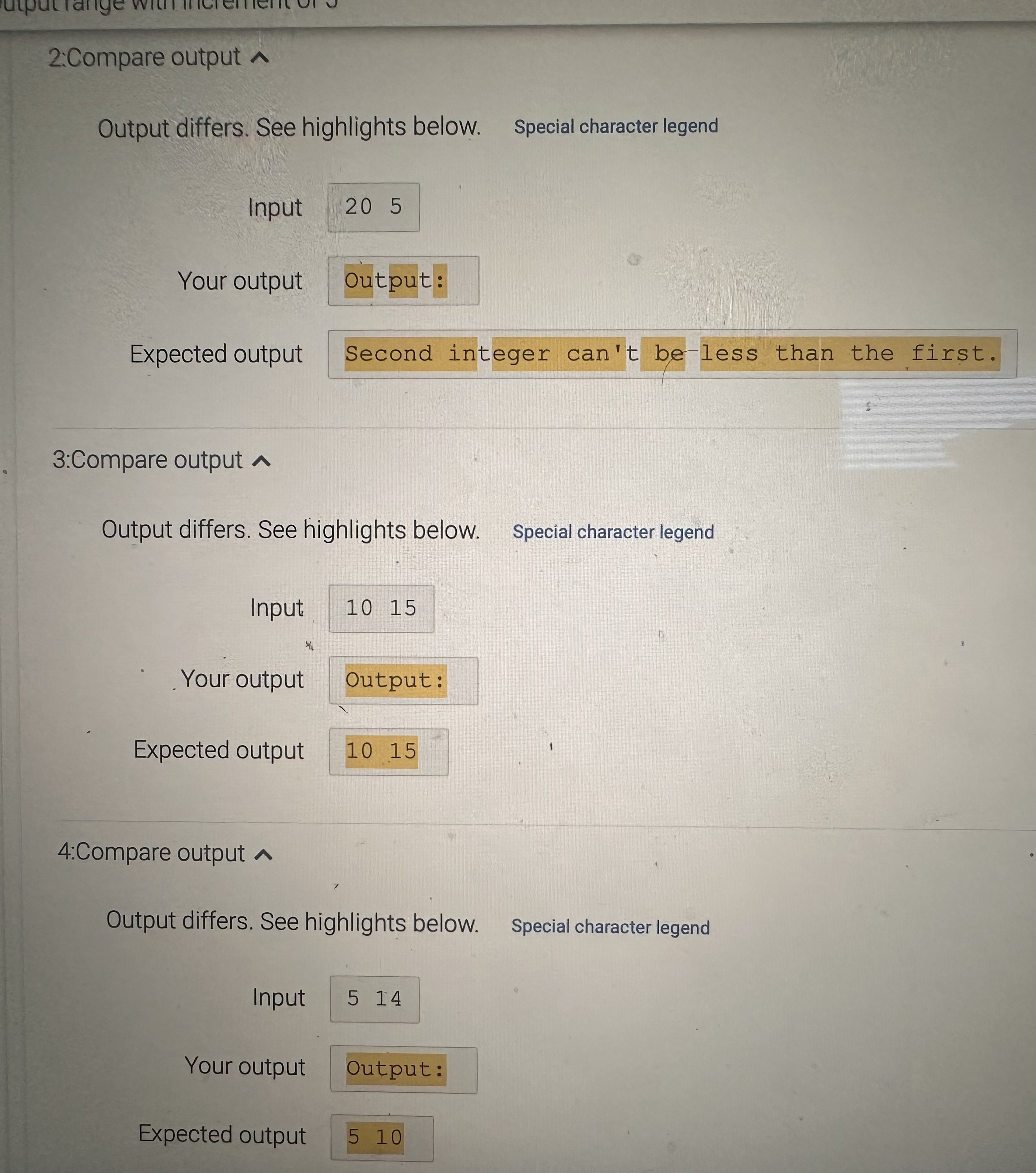 Solved Write a program whose input is two integers, and | Chegg.com