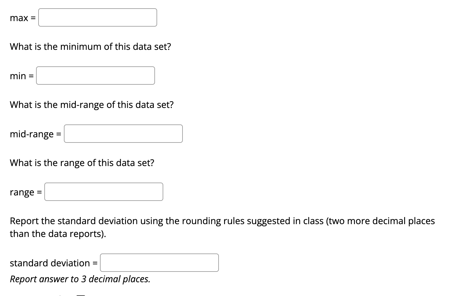 Solved Use Excel to find the requested measures of center | Chegg.com