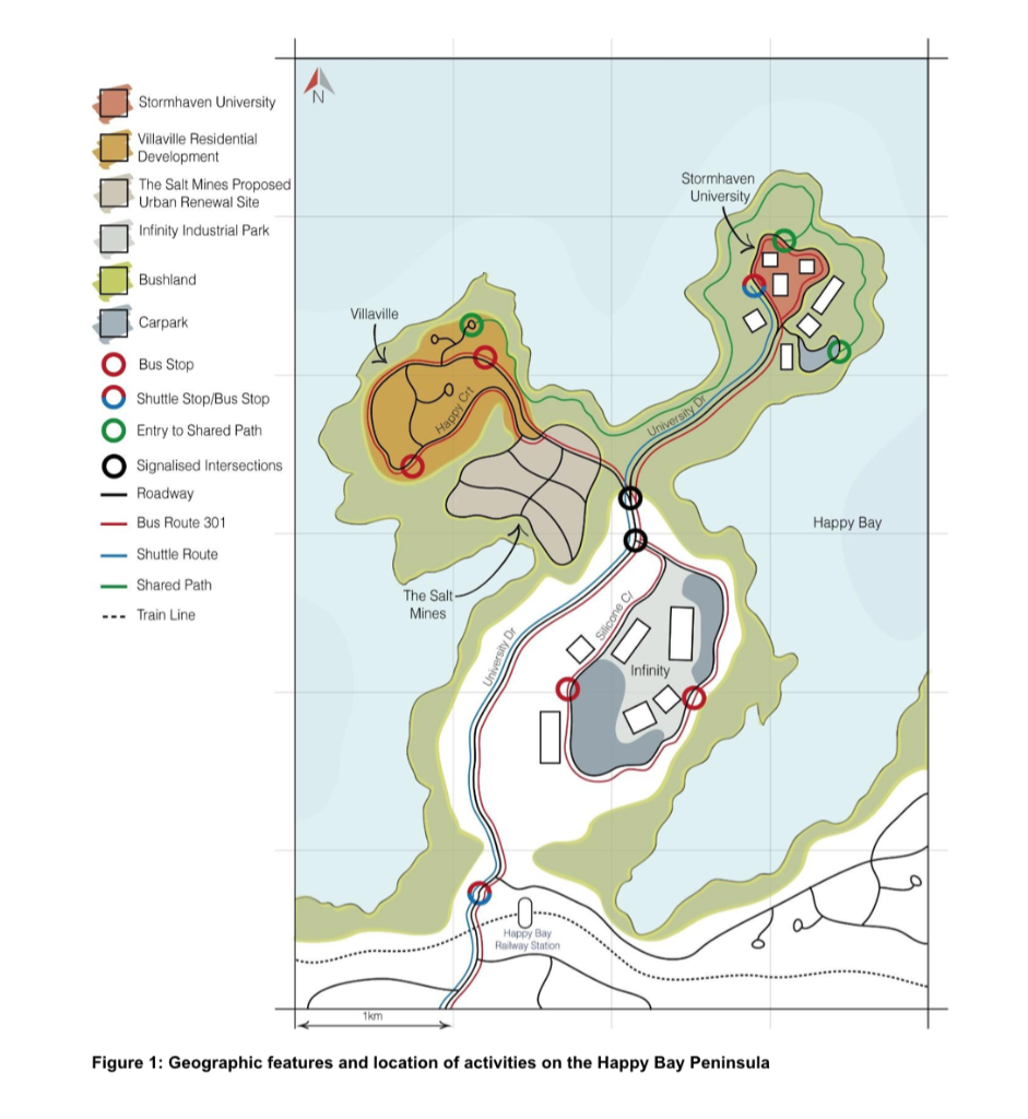 Case Study: Happy Bay Peninsula These background | Chegg.com