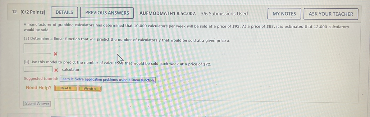 Solved A manufacturer of graphing calculators has determined | Chegg.com