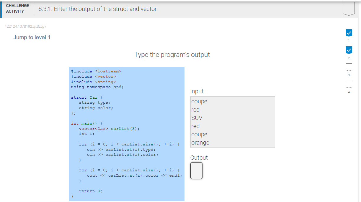 Solved CHALLENGE \begin{tabular}{l|l} ACTIVITY & 8.3.1: | Chegg.com