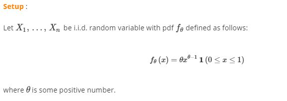 Solved Setup: Let X1, ..., X, bei.i.d. random variable with | Chegg.com