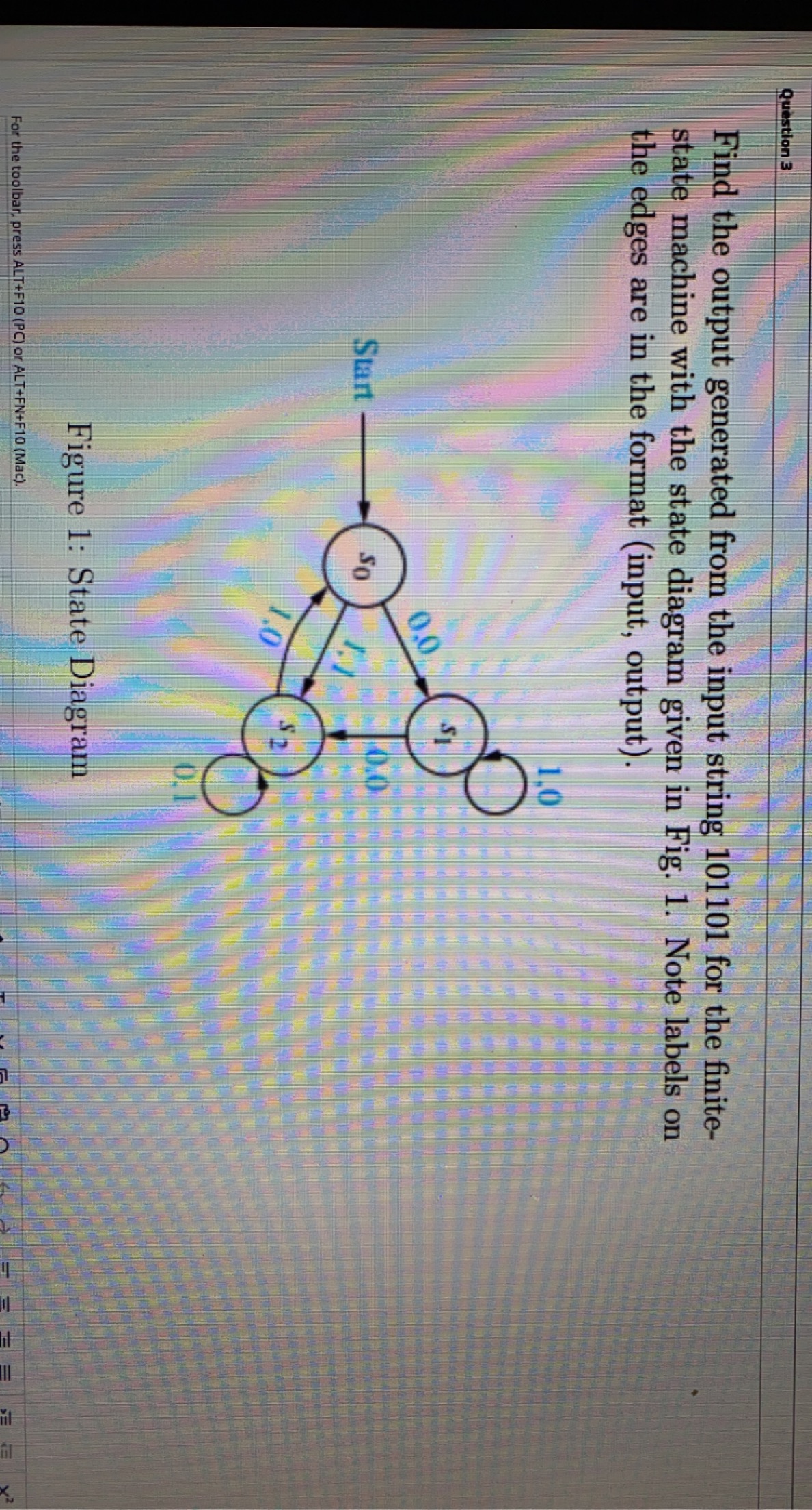 Solved Question 3 Find The Output Generated From The Input 