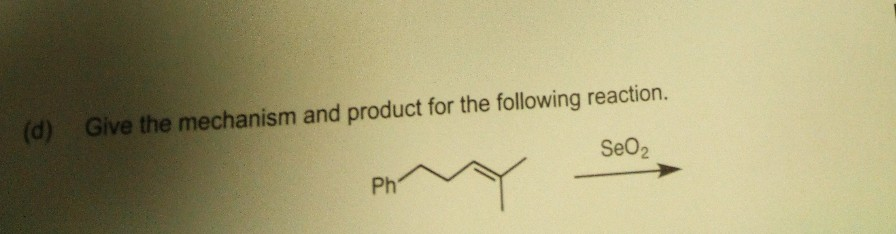 Solved Give the mechanism and product for the following | Chegg.com
