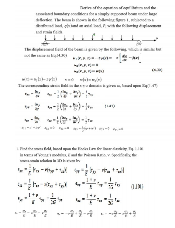 Derive of the equation of equilibrium and the | Chegg.com