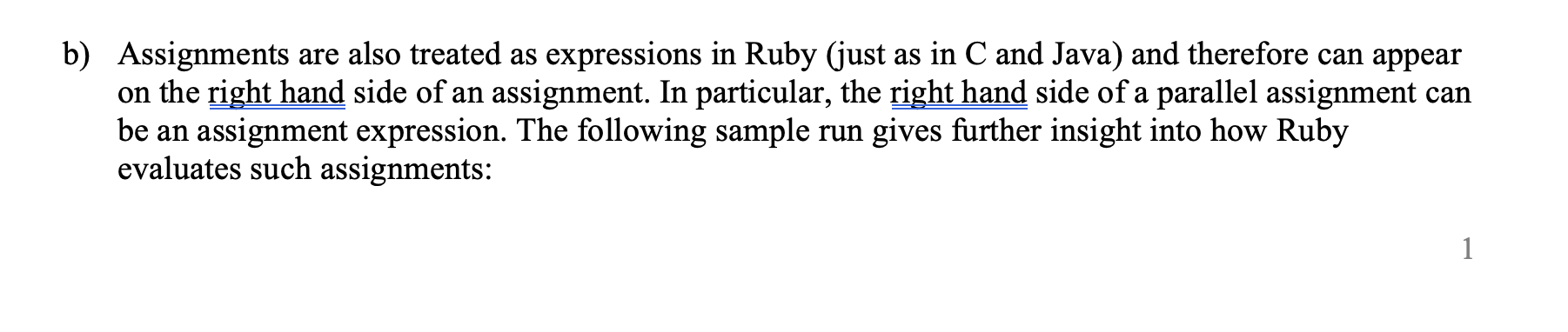Solved (10+40=50 points) The programming language Ruby | Chegg.com
