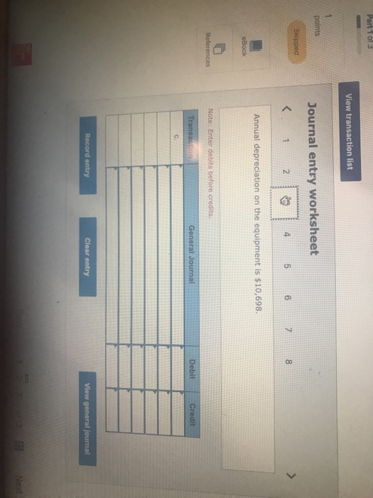 Solved ucation.com/flow/connect.htmi Required informatiorn | Chegg.com