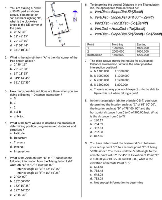 6. To determine the vertical Distance in the | Chegg.com