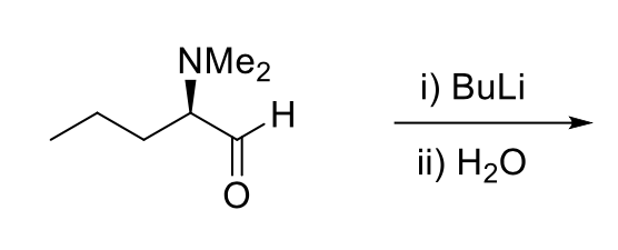 Solved NMez H i) Buli ii) H2O | Chegg.com