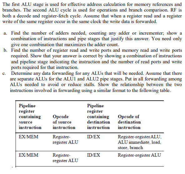 Solved A register-memory architecture has two instruction | Chegg.com