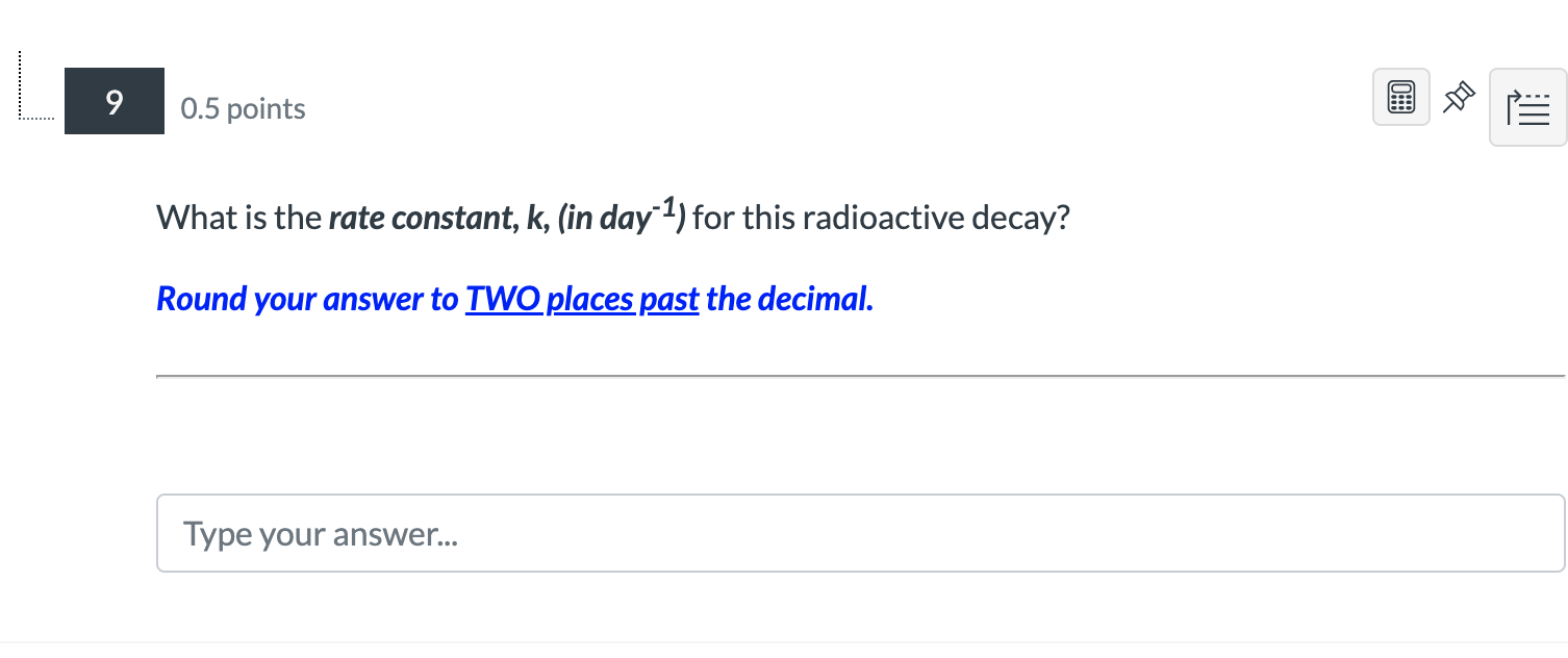 Solved Calculating Half-Life Consider the data table below | Chegg.com